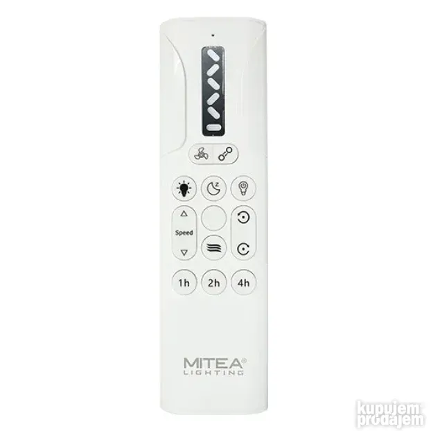 Luster VENTILATOR DRVO-BELA sa LED Svetlom fi117cm + Daljins ...