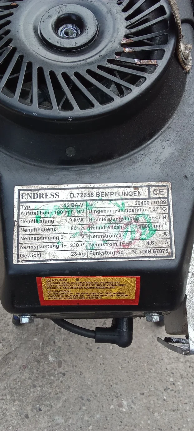 Enders nemački agregat - KupujemProdajem