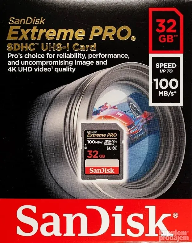 SanDisk Extreme PRO SD 32GB 100MB/s - KupujemProdajem