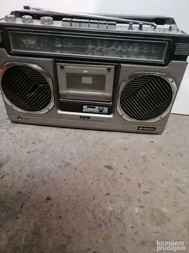 Retro Radio kasetofon Hitaci - KupujemProdajem