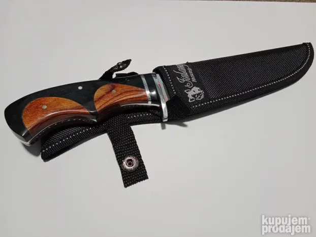 lovački nož sa-62 crni vuk sa futrolom - KupujemProdajem