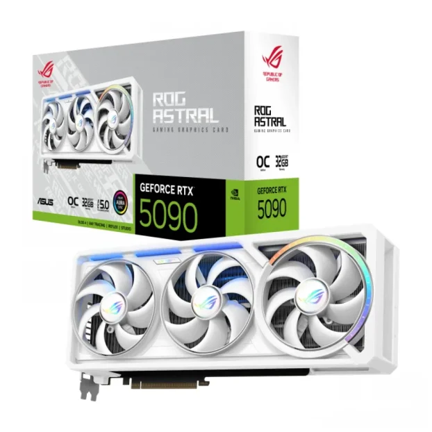 ASUS ROG-ASTRAL-RTX5090-O32G-WHITE ROG Astral White OC GeFor ...