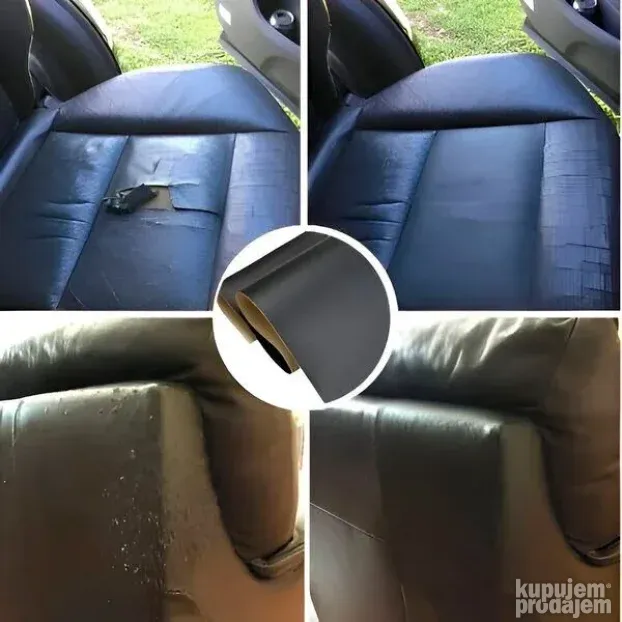 Samolepljiva eko koza u sivoj boji Dimenzija 45x200cm - KupujemProdajem