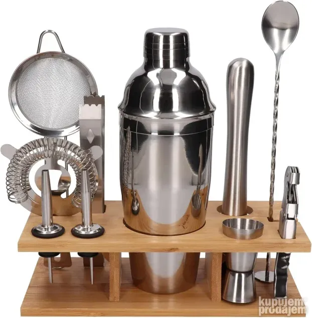 Koktel set za koktele od 11 delova sejker pribor postolje - KupujemProdajem