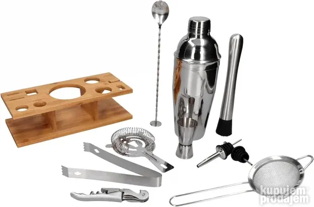 Koktel set za koktele od 11 delova sejker pribor postolje - KupujemProdajem