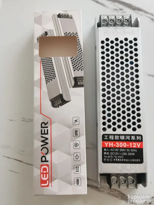 Napajanje 12v 300w 25a Novo - KupujemProdajem