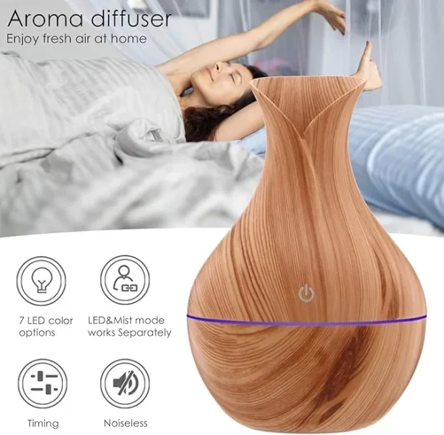 HIT Ovlazivac Vazduha Drveni - Difuzer - Aroma Therapy - KupujemProdajem