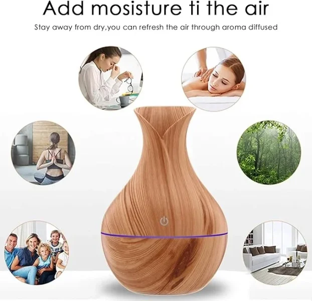 HIT Ovlazivac Vazduha Drveni - Difuzer - Aroma Therapy - KupujemProdajem