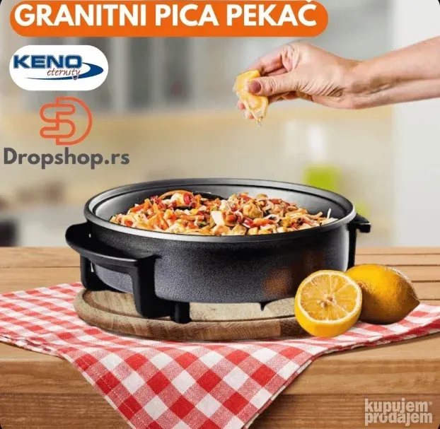 Granitni pica-pekac 42cm fiskalni racun garancija - KupujemProdajem