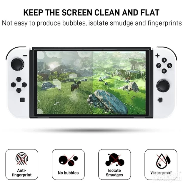 Nintendo Switch Oled staklo + oprema + GARANCIJA! - KupujemProdajem