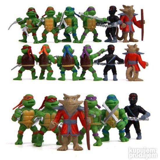 Igracka Figura Nindza Kornjace Komplet Set Model 2 - KupujemProdajem