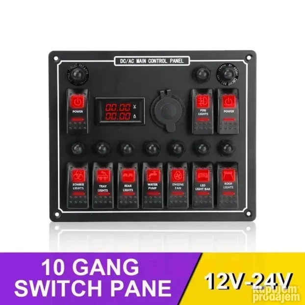 Panel sa 10 prekidaca - KupujemProdajem