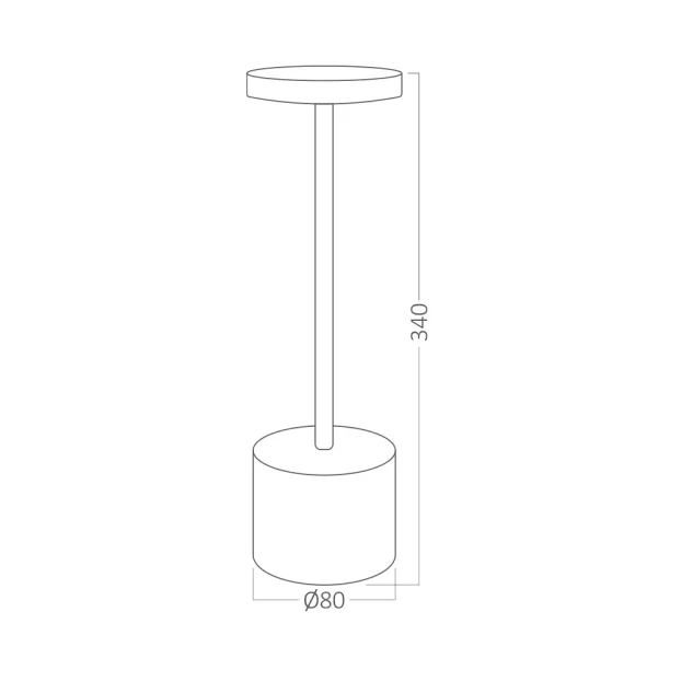 Led stona lampa 2W CCT GD 11231 - KupujemProdajem