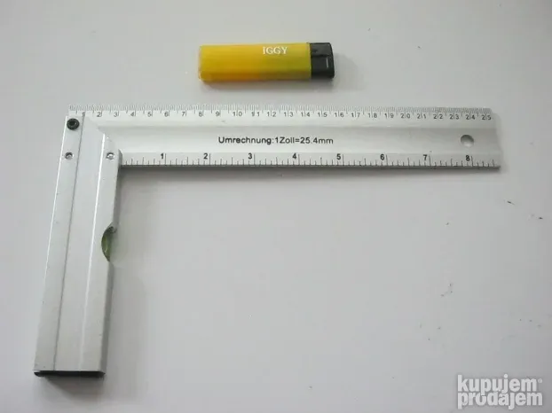 Aluminijumska vinkla sa libelom 250mm - KupujemProdajem