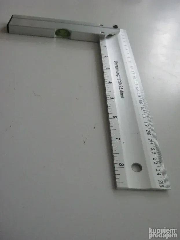 Aluminijumska vinkla sa libelom 250mm - KupujemProdajem