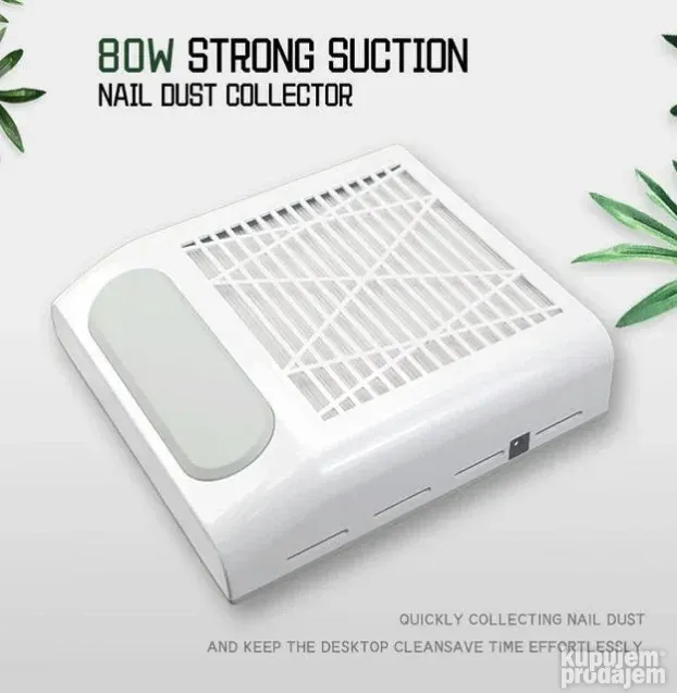 Aspirator za nokte sa filterom Beli 80w - KupujemProdajem
