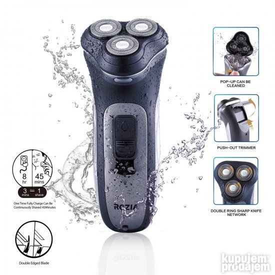 Masinica za Brijanje Rozia Punjiva - KupujemProdajem