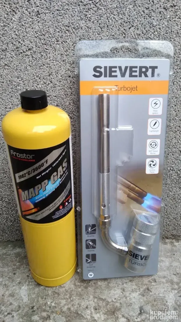Brener za mapp Sievert + mapp gas Frostor - KupujemProdajem