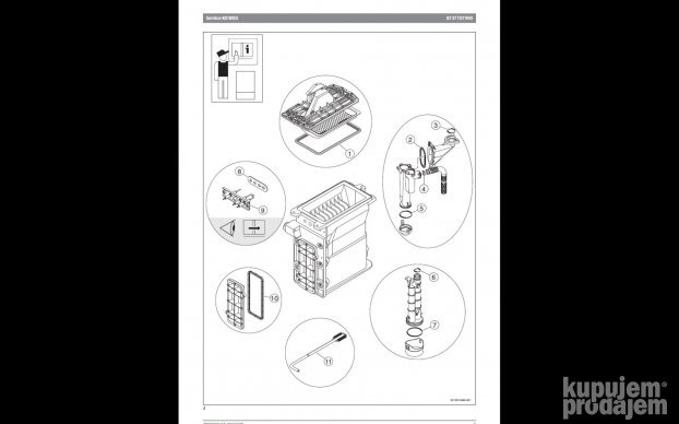 Servisni kit WB5 gorionika Junkers Bosch 8737707990 nov - KupujemProdajem