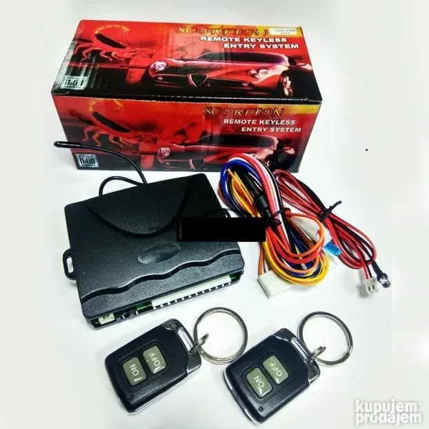 Modul za centralno zaključavanje sa daljincima Y117 - KupujemProdajem