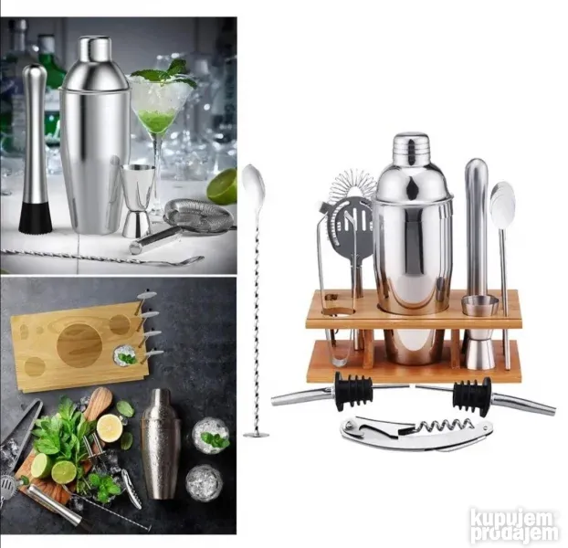 Koktel set inox Set za pravljenje koktela Koktel Set INOX - KupujemProdajem