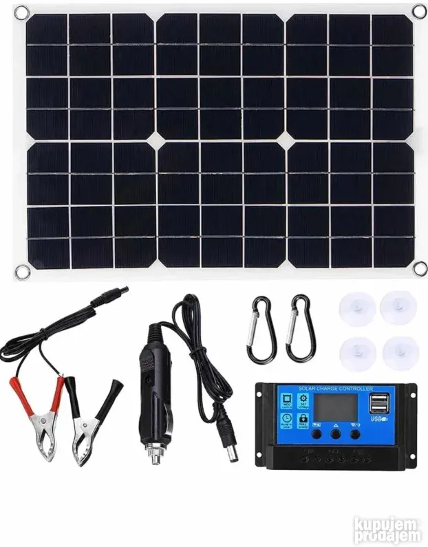 Perfit 100W solarni panel 12V komplet punjača baterija 50A ...