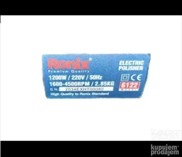 Ekscentrična RONIX polirka 1200w/ 21mm sa potenciometrom - KupujemProdajem