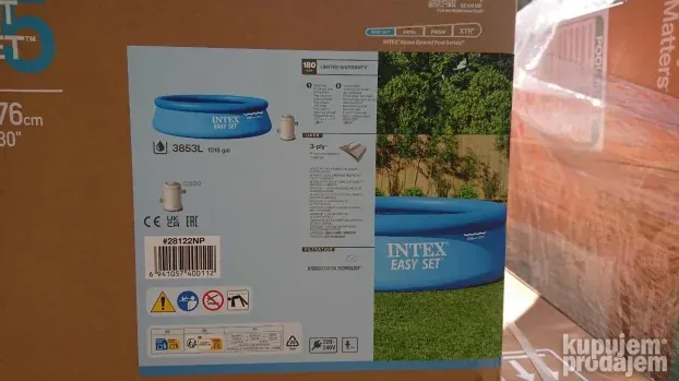 Intex Bazen okrugli 305x76 Easy set NOVO! AKCIJA! - KupujemProdajem