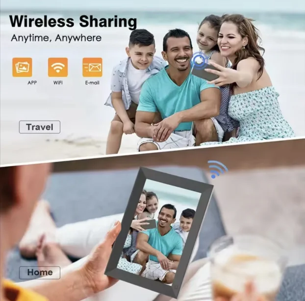 DIGITALNI Ram za slike digitalni 10" touch wifi RAM za slike ...