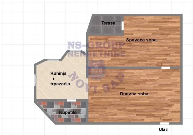 Jednoiposoban stan na prodaju - Adice, Novi Sad - KupujemProdajem