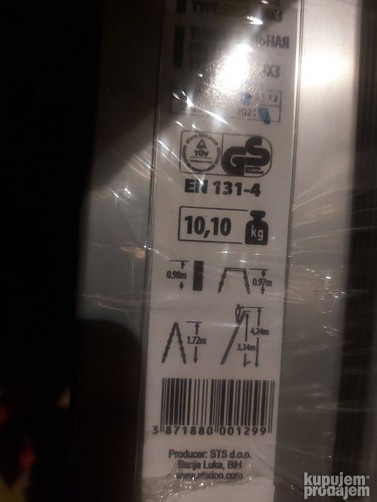 Merdevine aluminijumske 3x4 - mini skela - KupujemProdajem