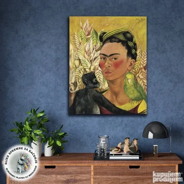 Frida Kahlo, Slike na platnu, medijapanu,Dimenzija po želji ...
