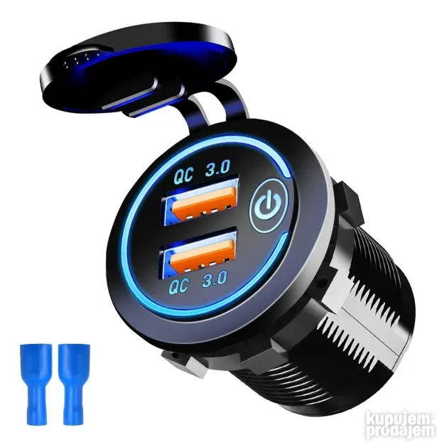 Ugradni USB 3.0 brzi punjač 12/24V - KupujemProdajem
