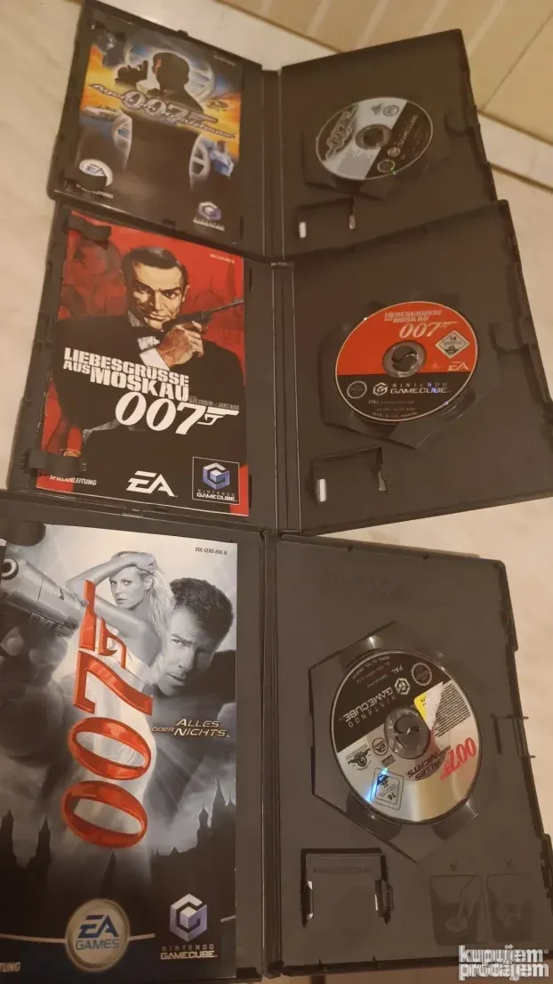 Nintendo Game Cube James Bond 007 Kolekcija 3 Full Igre PAL - KupujemProdajem