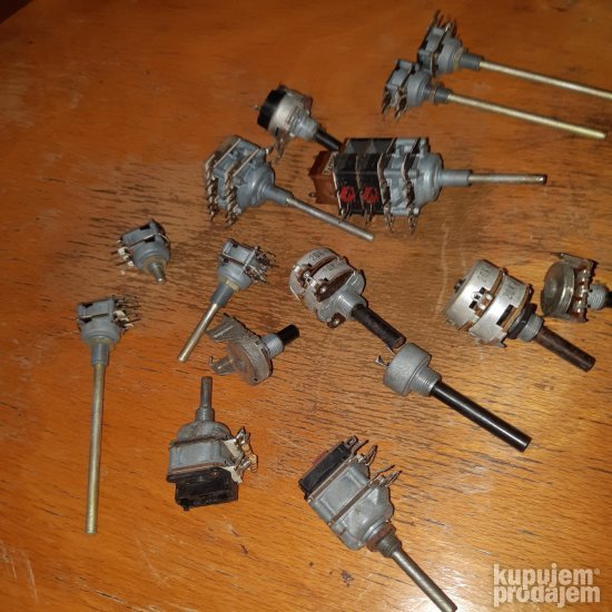 Vintedz Potenciometri PREH Germany 1960's 15 Kom - KupujemProdajem