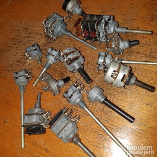 Vintedz Potenciometri PREH Germany 1960's 15 Kom - KupujemProdajem