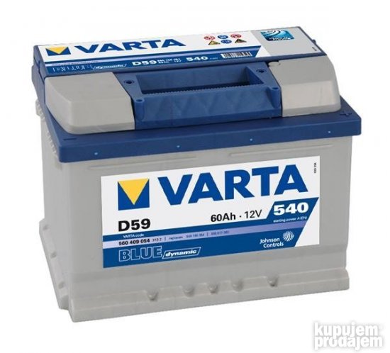 Akumolator VARTA D59 60Ah D+ 540A - KupujemProdajem