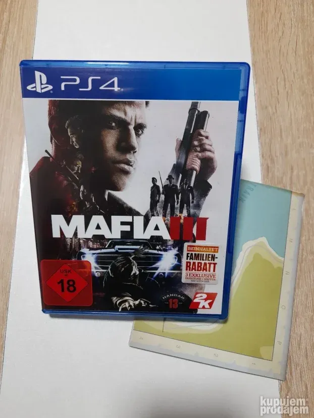 Mafia 3 (III) + MAPA - Playstation 4 - KupujemProdajem
