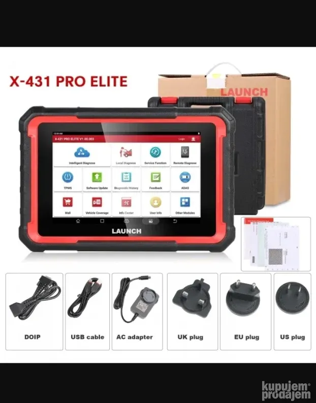 EU Version]LAUNCH X431 PRO ELITE 8'inch Car Diagnostic Tool - KupujemProdajem
