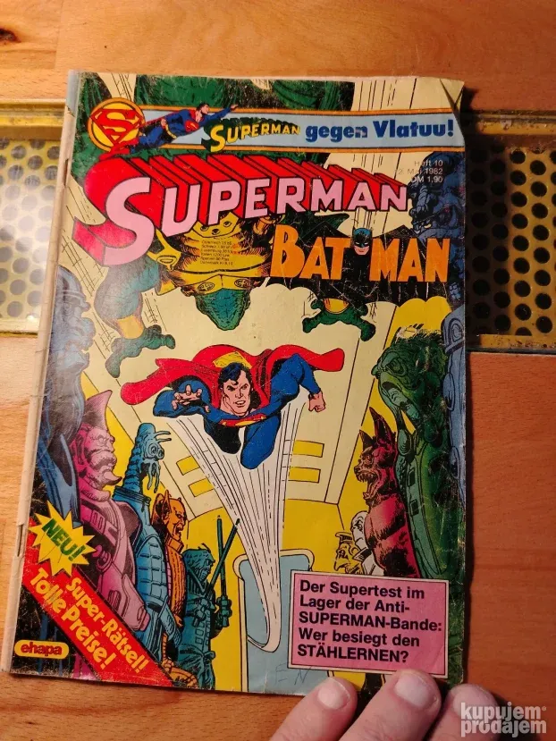 SUPERMAN kolor strip na nemačkom jeziku iz 1982.godine - KupujemProdajem