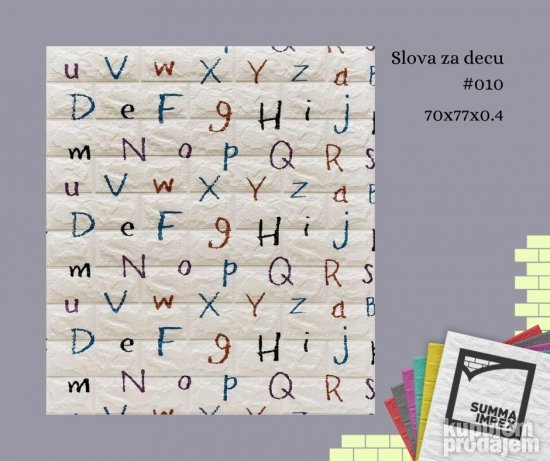 URADI SAM- 3D Paneli za DECIJU SOBU, Mekani, Lako Održavanje ...