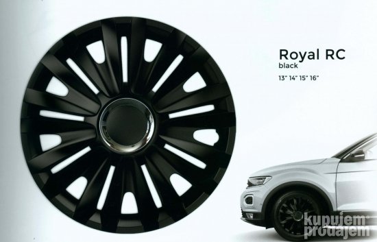 Ratkapne Škoda 14 15 16 RAZNI MODELI Crne POPUST - KupujemProdajem