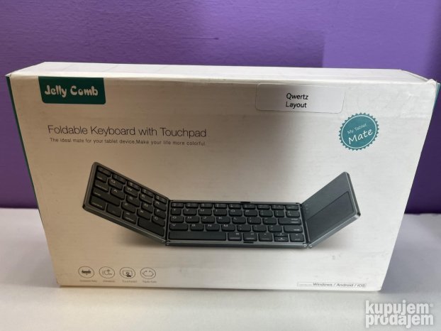 Jelly Comb ALU sklopiva bluetooth tastatura sa touchpad-om ...