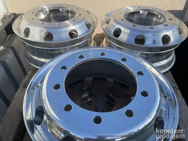 Alu felne 22.5 ALCOA za Autobus Kamion 8.25x22.5 novo - KupujemProdajem