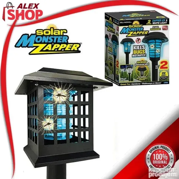 Solar Monster Zapper protiv komaraca i dosadnih insekata - KupujemProdajem