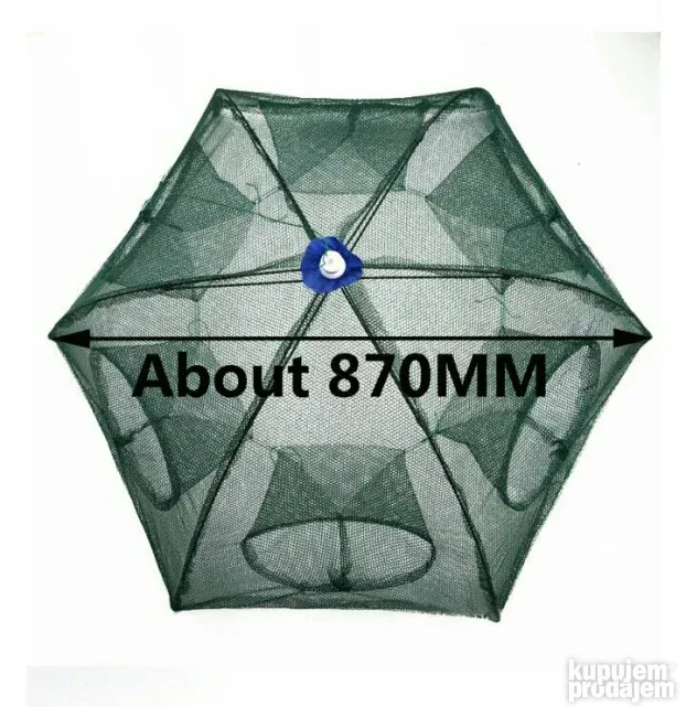 ČERENAC mreža/zamka za ribe sa 6 rupa i 8 rupa - KupujemProdajem