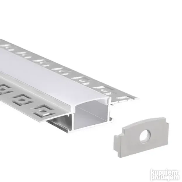 Aluminijumski led profil za gips ugradni LT121 - KupujemProdajem