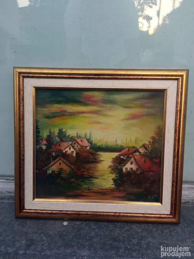 Ulje na platnu stariji rad top sniženo - KupujemProdajem
