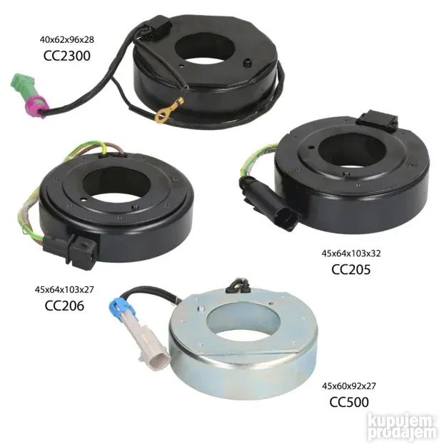 Spulna kompresora klime za sve vrste vozila - KupujemProdajem