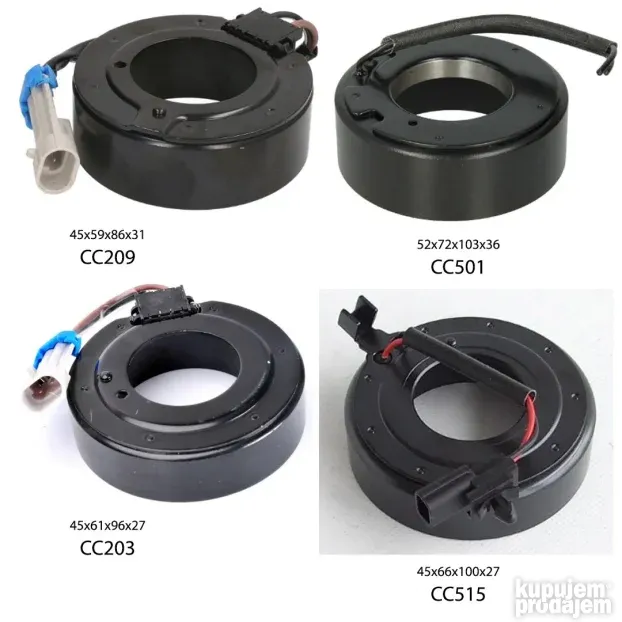 Spulna kompresora klime za sve vrste vozila - KupujemProdajem